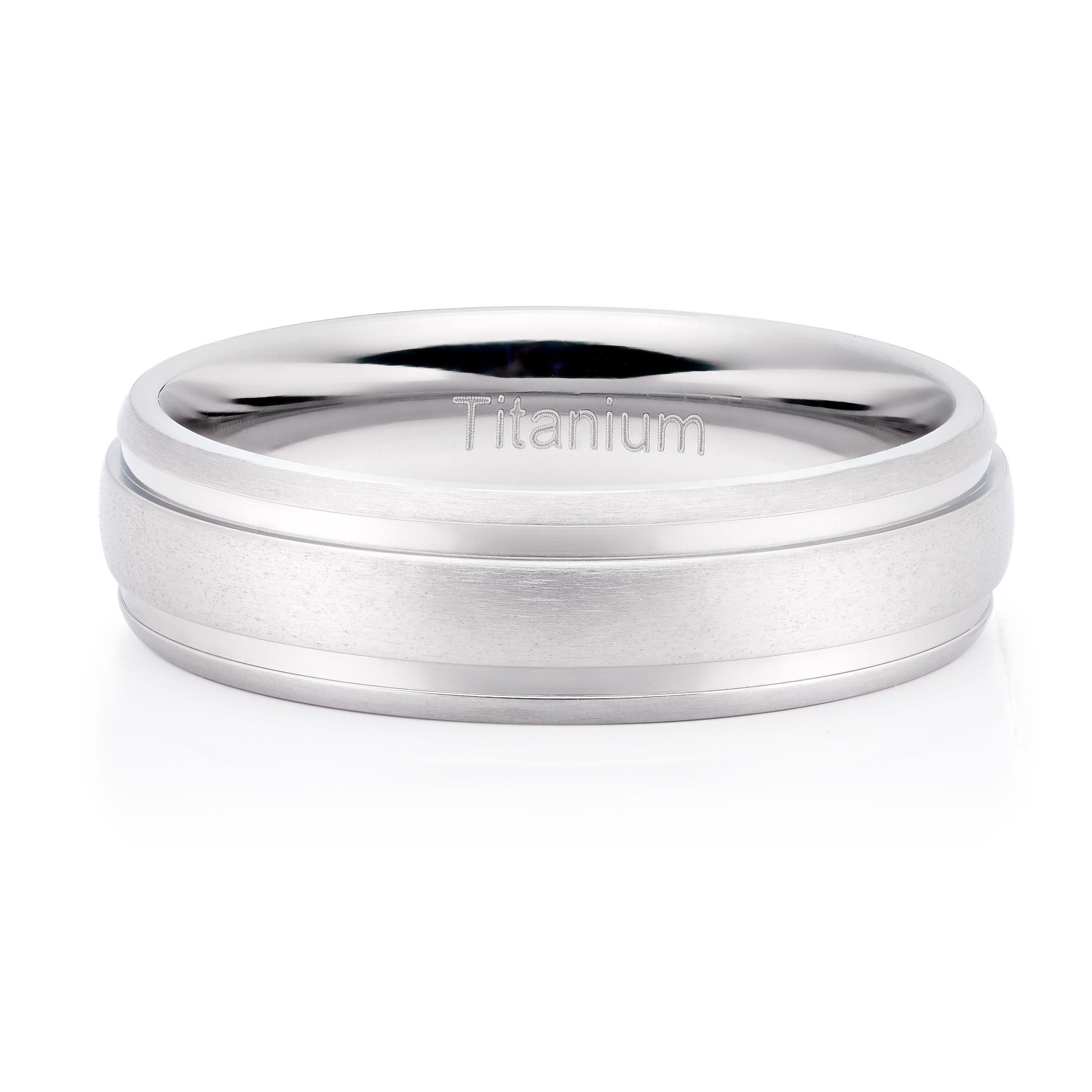 Men s Titanium Ring 0129270 Beaverbrooks the Jewellers