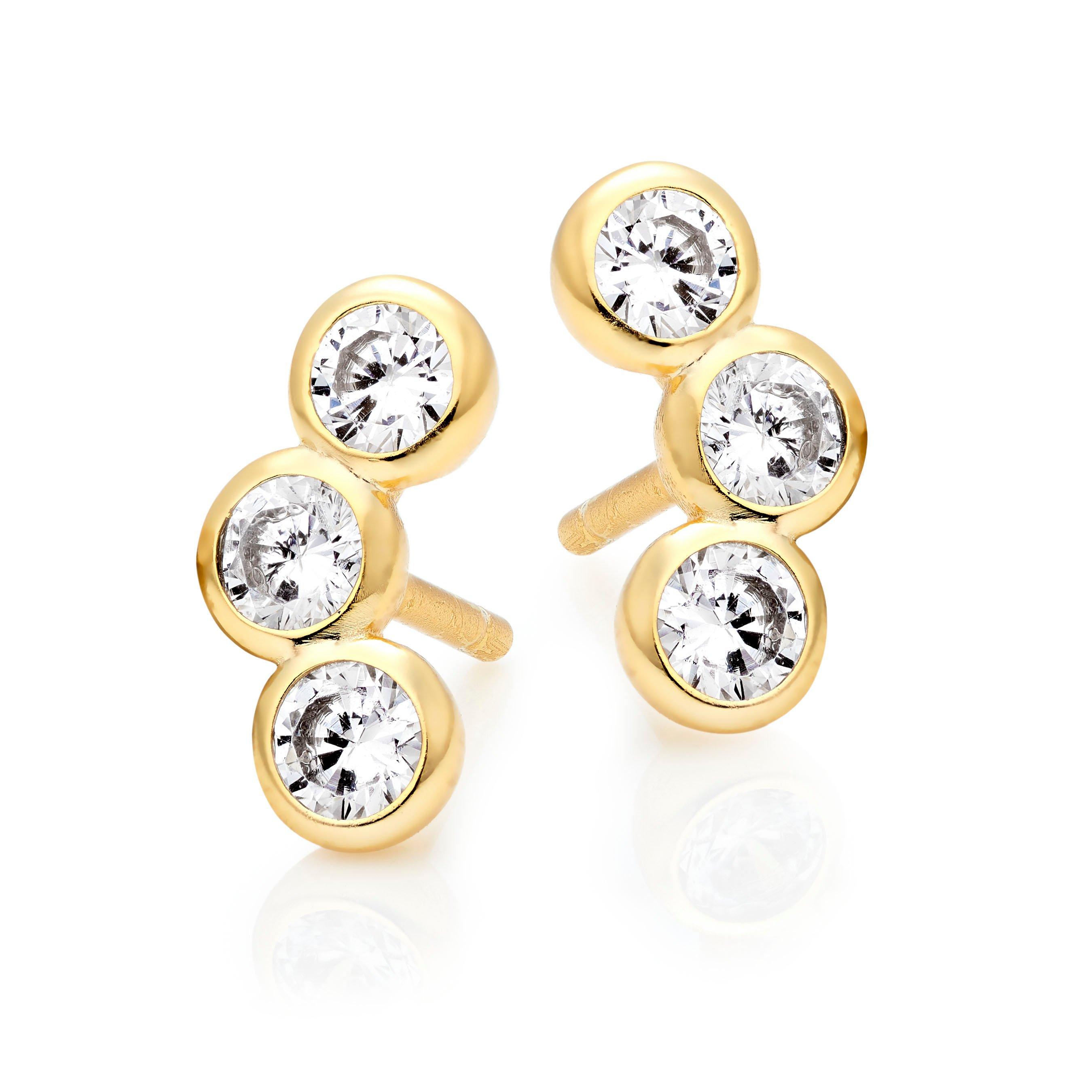 Gold Earrings | 9ct, 18ct & Plated Gold | Beaverbrooks