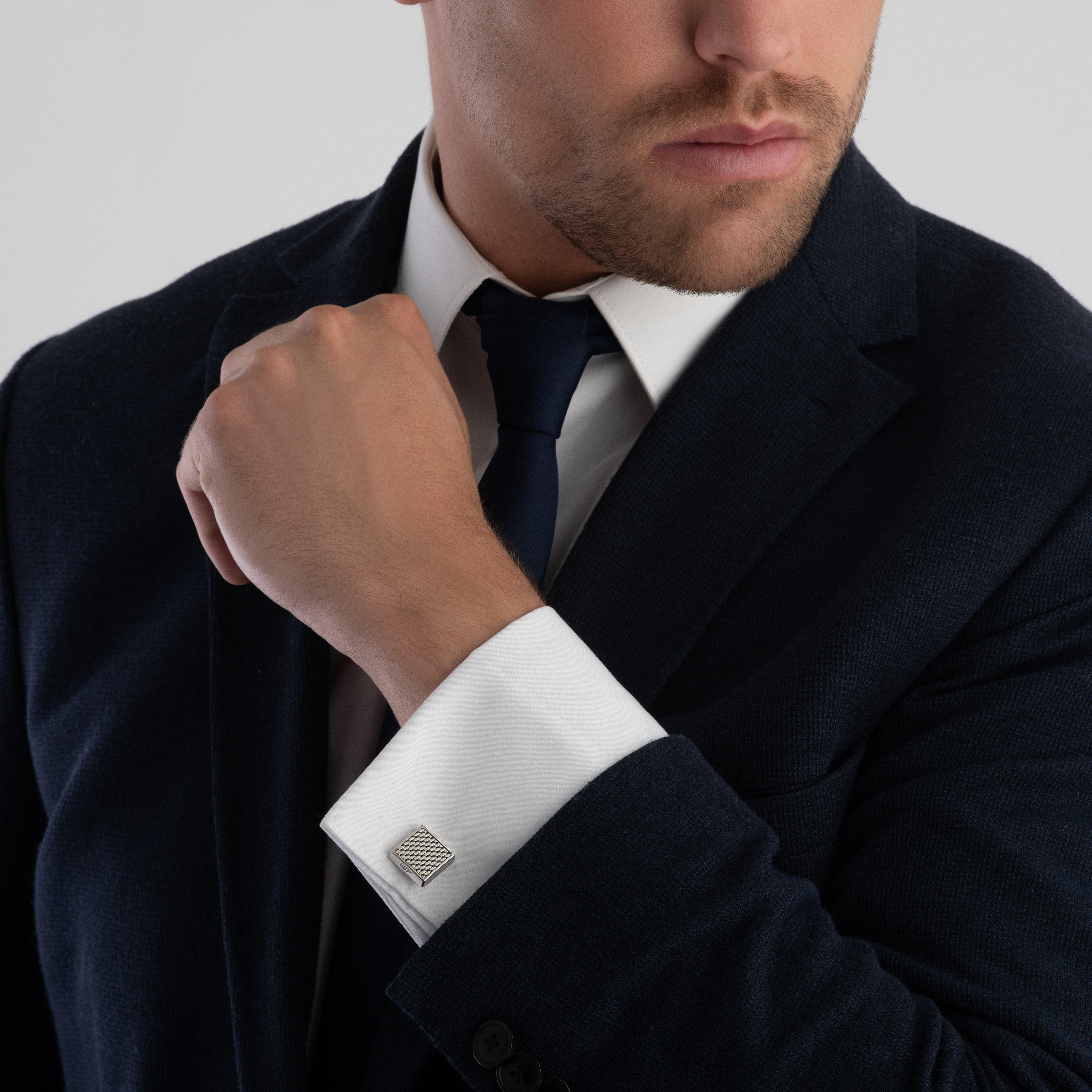 OMEGA Aqua Stainless Steel 007 James Bond Cufflinks | 0138347 ...