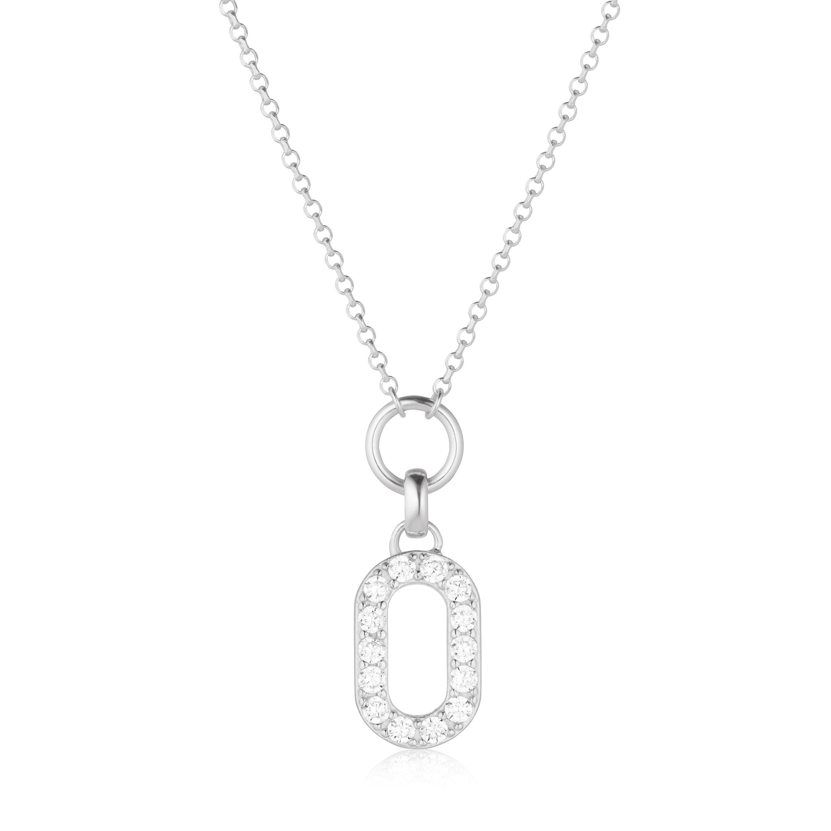 Sif Jakobs Capizzi Piccolo Silver Cubic Zirconia Necklace | 0143813 ...
