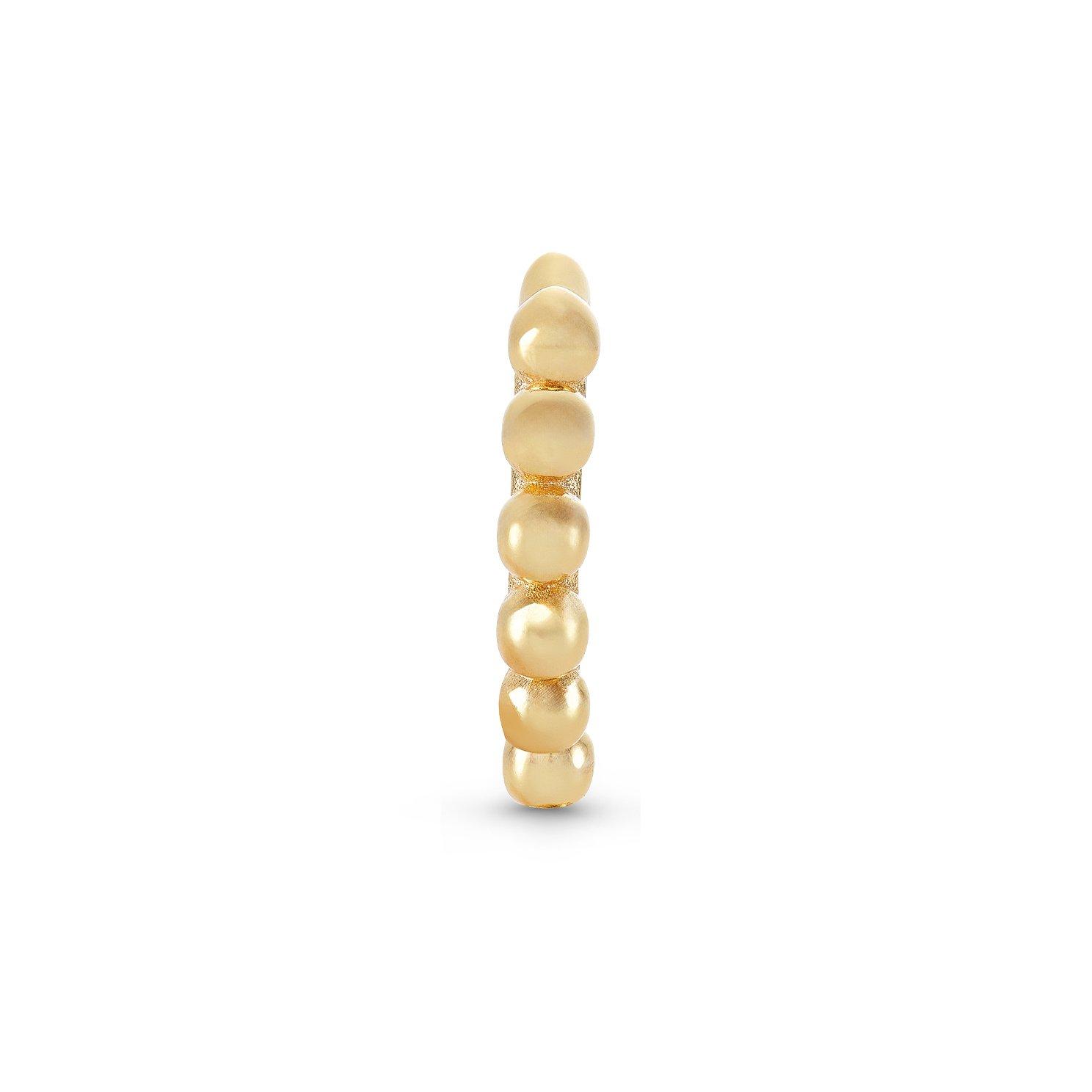Beaverbrooks Yellow Gold Plated Single Huggie Hoop Earring | 0152336 ...