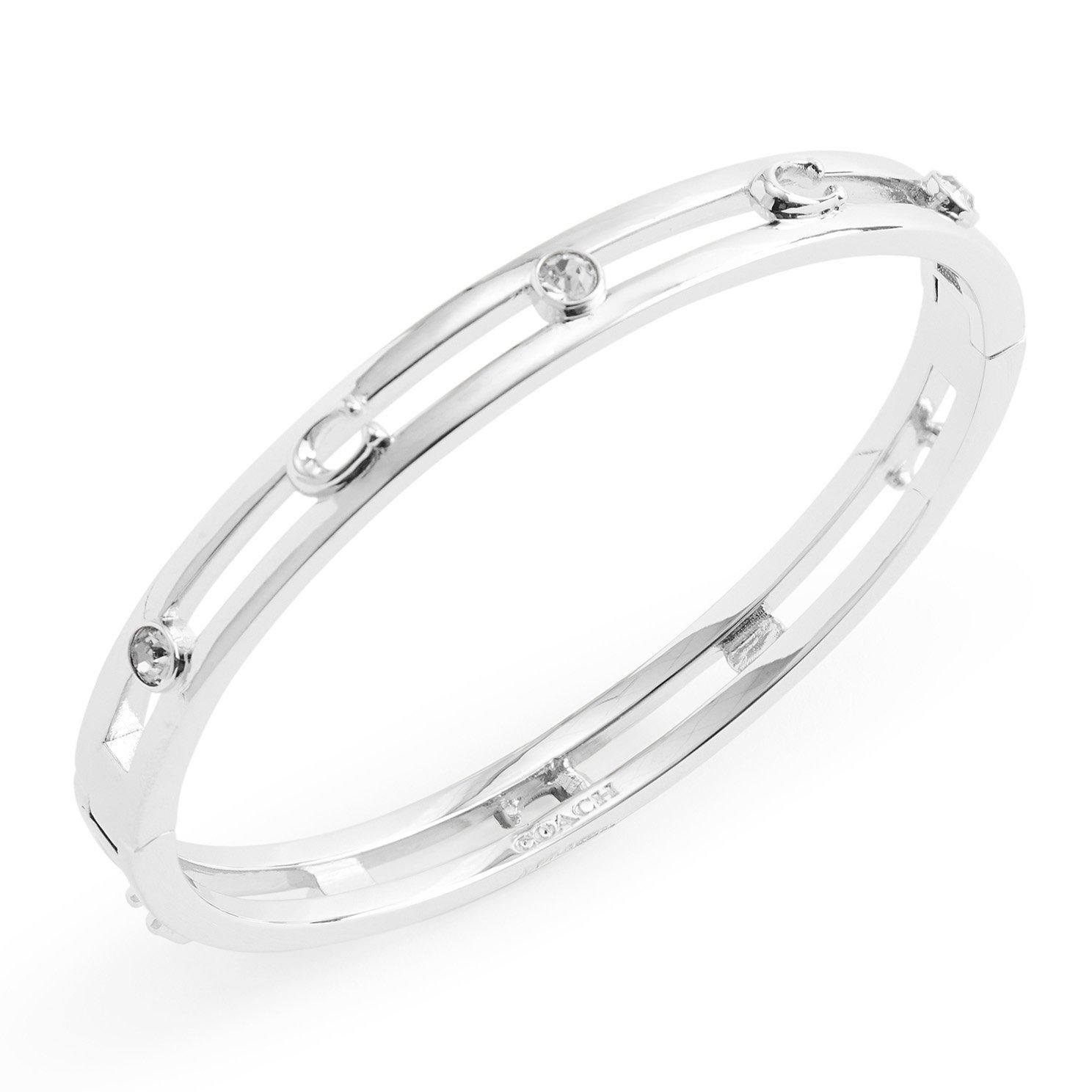 Coach Timeless Bangles Silver Cubic Zirconia Bangle | 0153441 ...