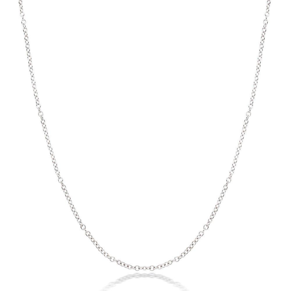 Silver Trace Chain 45cm | 0009097 | Beaverbrooks the Jewellers
