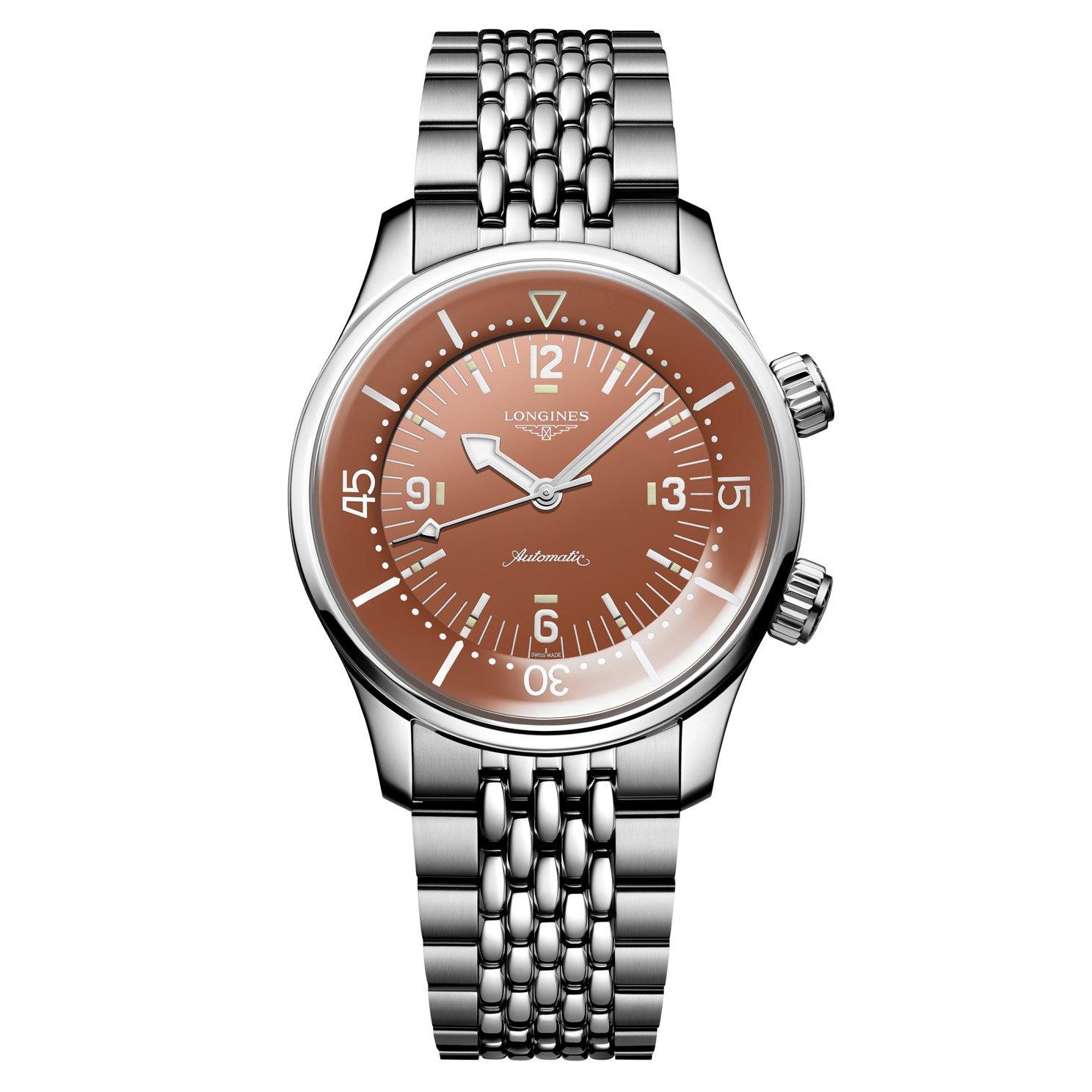 Longines Pre-Owned Legend Diver 39mm Automatic Watch M143062 | Orange ...